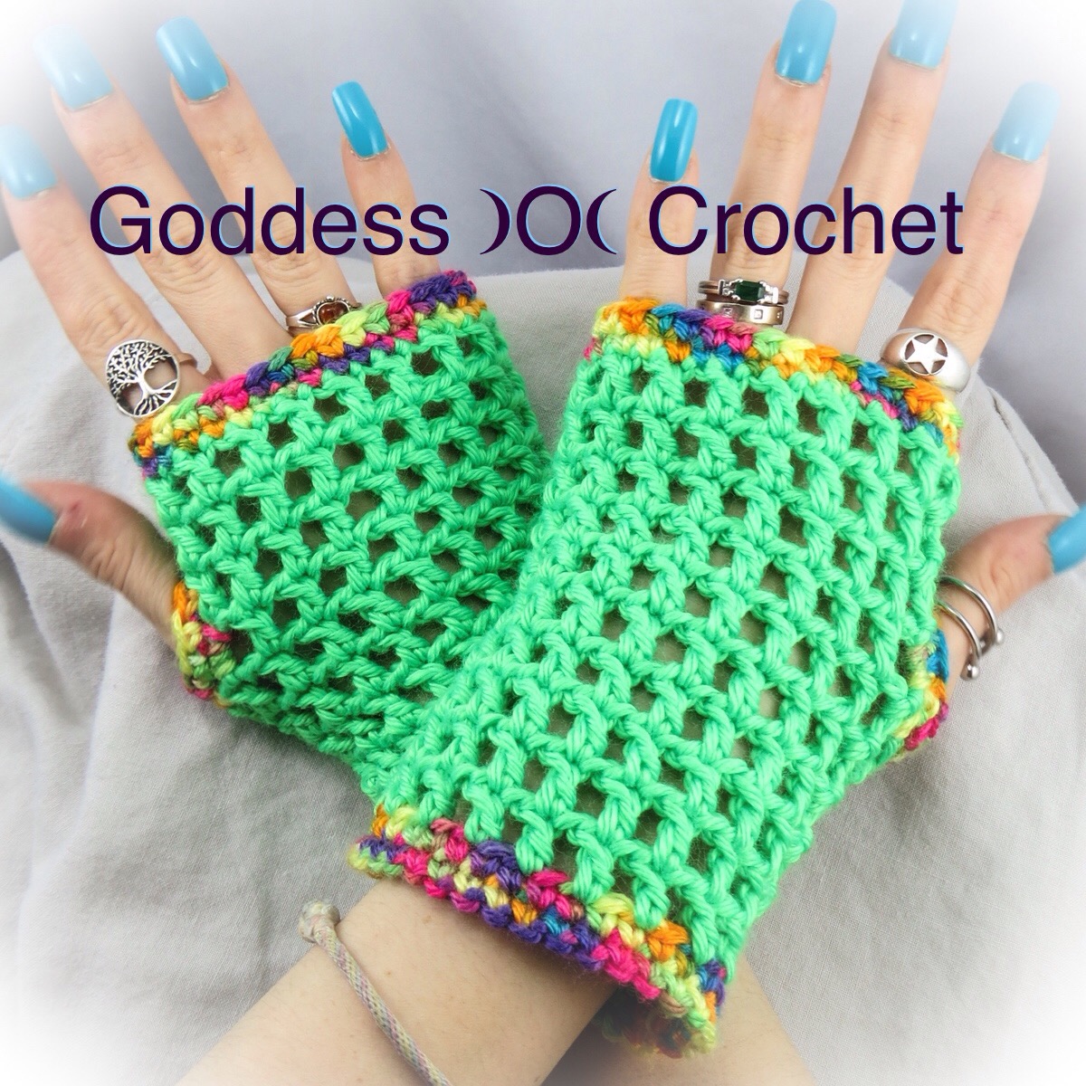 Madonna Wristers – Goddess Crochet